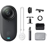 Insta360 GO 3S Blanc Arctique (128GB) - Petite caméra de vlog 4K, POV Mains Libres, Montage ...