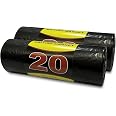 G4GOODS® 2 Rolls of 40 Heavy Duty 50L Bin Liners 20 Bags Per Roll 30 ...