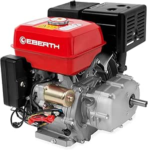 EBERTH 13 PS 9,56 kW Benzinmotor mit Ölbadkupplung (E-Start, 22 mm ...
