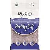 Puro Healthy Salt | Rock Salt | 1 kg Pack of 2 (fine), Chemical Free ...