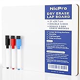 3 Pack A3 Dry Erase White Boards - 16.5"X11.8" Double-Sided Mini ...