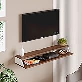 BLUEWUD Estoye Standard Engineering Wood Wall Mount TV Entertainment ...