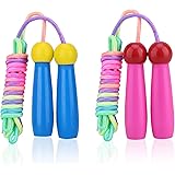 HIDARLING Children Skipping Rope Adjustable Cotton Jumping Rope with ...