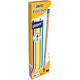 BIC Evolution Original Crayons à Papier avec Gomme Intégrée - HB, Boîte de 12: Amazon.fr ...