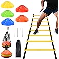 Buy FGBNM Agility Ladder Speed Training Set, 13ft 8 Rungs Agility ...