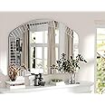 Artloge Arched Venetian Mirror Beveled Glass : 100 x 70cm Luxury Large ...
