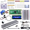 IDUINO Rpi Pi Pico Basic Starter Kit Compatible with Raspberry Pi Pico, Breadboard, I2C 1602 LCD ...