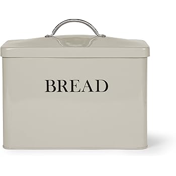Cream Ceramic Bread Bin Vintage Home Stylish Bread Storage Bin: Amazon ...