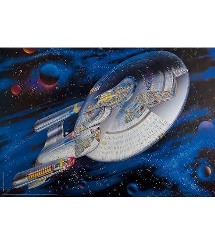 Enterprise D Cutaway Poster
