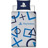 Character World Playstation Blue Double Duvet Cover Officially Licensed ...