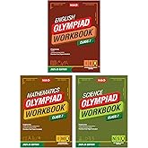 Buy MTG Olympiad Prep-Guide Class-7 Mathematics, Science & English (Set ...