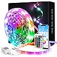 phopollo 10m Led Strip Light for Bedroom, Remote and App Control Bluetooth Connect Music Sync ...