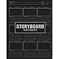 Storyboard Notebook: 9x9 Story Board Layout Templates, Blank ...