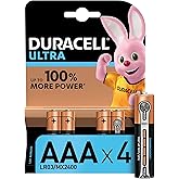 Duracell Ultra Alkaline AAA Batteries, Pack of 8 : Amazon.in: Toys & Games