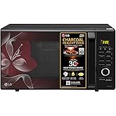 LG 28 L Scan to Cook Wi-Fi Enabled Charcoal Convection Microwave Oven ...