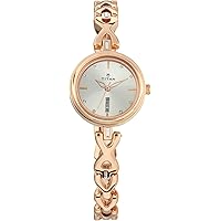 Titan Raga Viva Silver Dial Analog with Date Golden Metal Strap watch ...