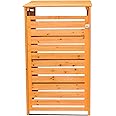 KCT Single Wheel Bin Timber Storage Shed : Amazon.co.uk: Home & Kitchen