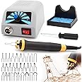 Luriseminger Macchina per Pirografia, 60W Pirografo per Legno ...