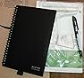 HOMESTEC Reusable Smart Notebook A5, PU Leather, Pen Included, Barun ...
