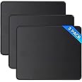JIKIOU Mouse Mat, 3 Pack Stitched Edges Gaming Mouse Pad Mat Smooth Comfortable Touch Textured ...