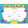 20 Well Done Award Certificates (A5), teacher certificates for children ...