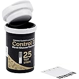 Control D Test Strips, 50 Count (Black) for Control D Glucometer only ...