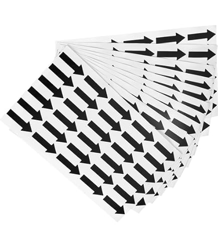 Floor Tape Markers 200pcs Blue Arrow Stickers - Floor Directional ...