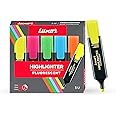 Luxor Highlighter Fluorescent | Assorted | Set of 5 | Versatile: School ...