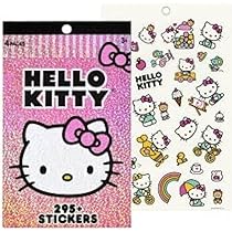 300+ Stickers 4 Pages Sanrio Hello Kitty Stickerland Pad - 4 Pages With ...