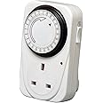 Defender 24 Hour Segment Timer Switch - Energy Saver Plug Standard Size ...
