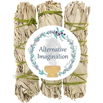 ExcIdea Dried Sage Leaf Smudge Stick (6-7inch 90-100 GMS) | Removes Negativity | Sage Leaves ...