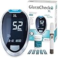 GlucoCheck XL Blutzuckermessgerät (mmol/l) inkl. 10 Teststreifen, 10 ...