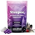 Extracted Sleepee Melatonin Sleep Supplement - 30 Day Supply - Support Relaxation & Sleep with ...