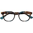 Opulize Ava Womens Ladies Brown Tortoiseshell Turquoise Super Comfort Fit Reading Glasses Spring ...