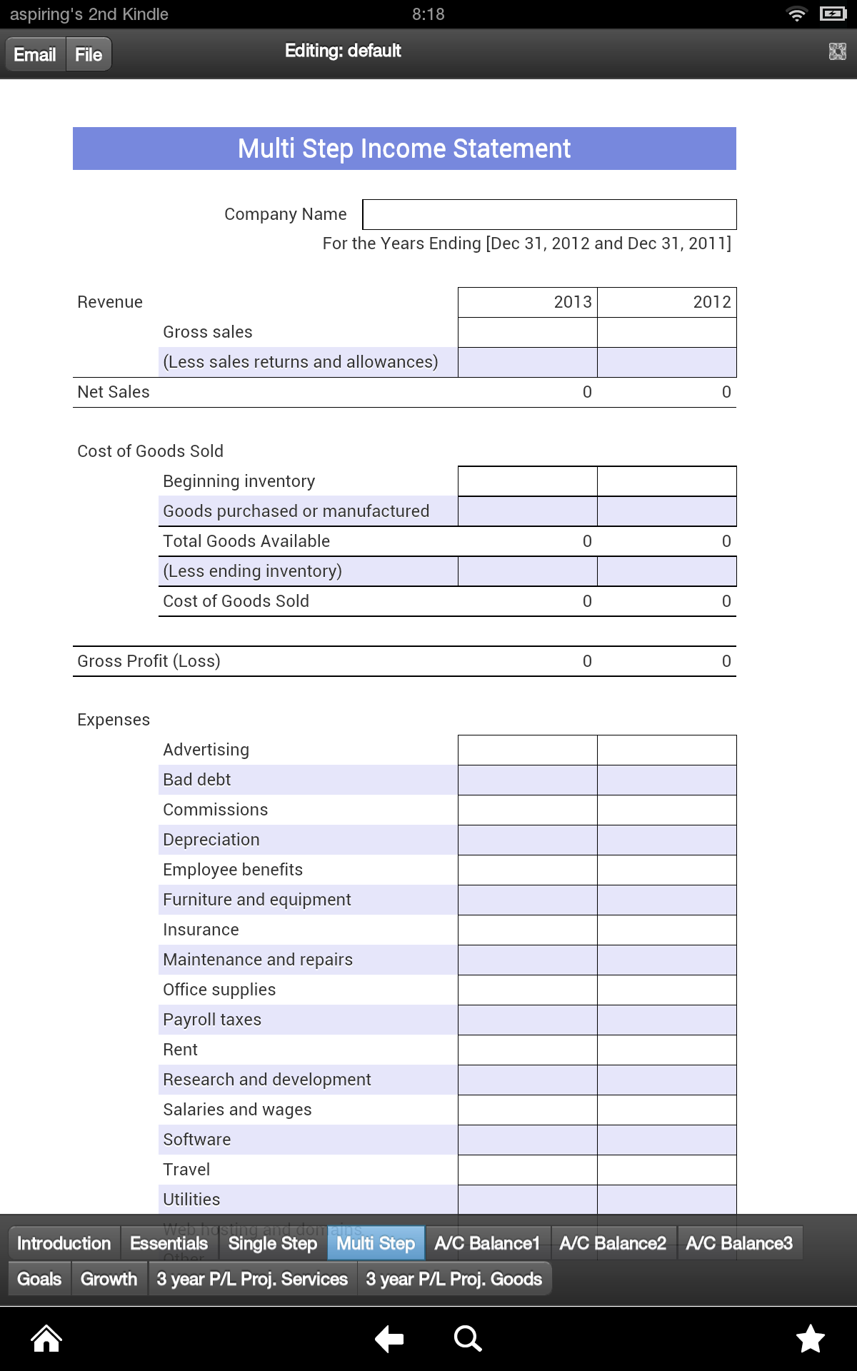 Income Statement Pro: Amazon.de: Apps für Android