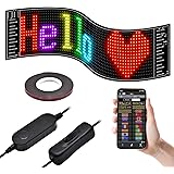 Leadleds 26.2"x8.5" Scrolling LED Sign, Flexible USB 5V Full Color ...