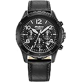 Titan Octane Hyper Lume Black Dial Quartz Multifunction Leather Strap ...