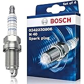 Bosch Super 4 0242232802 (N50), Spark Plug Set of 4 - for a Reliable ...