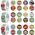 1500PCS Reward Stickers, ZTMY School Stickers 3 Roll Motivational ...