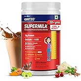 Gritzo SuperMilk Overall Growth (13+y Boys), 12g Protein Powder (Double ...