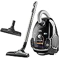 AEG VX7-2-EB-P Aspiradora Trineo con Bolsa, 650 W, 69 Decibelios, Polietileno expandido, Negro ...