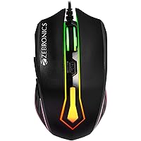 Amazon.in: Buy ZEBRONICS WAR M Wired Gaming Mouse with 6 Buttons, High ...