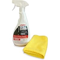 Unika Non-Aerosol Gloss Surface Cleaner & Microfibre Cloth 500ml ...