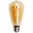 McShine - LED-Leuchtmittel Filament Form ST64 | Retro Glühbirne E27 warmweisse Beleuchtung ...