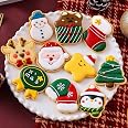 Coupeur de biscuits de Noël et timbres, 10pcs 3D imprimable Noël timbre ...