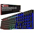 Orzly Gaming Keyboard RGB USB Wired Rainbow Keyboard Designed for PC ...