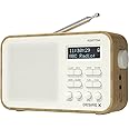 DAB DAB+ FM Digital Radio, Portable, Dual Alarm, Battery & Mains, AUX, Headphone, 60 Presets ...