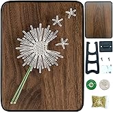 WEBEEDY DIY Turtle String Art Kit for Beginner Silhouette String Art Pattern DIY Wood Sign Craft ...