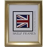 Skelf Frames 13 x 11 Inches Picture Photo Frame in Dark Wood with Gold ...