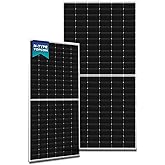 Loom Solar Panel Shark 590W TOPCon Bifacial, N-Type, Dual Glass Black ...